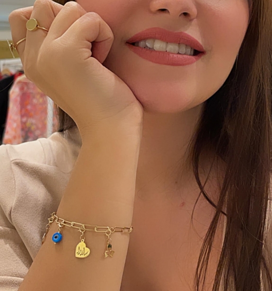 golden heart charm | Mojo Jewellery